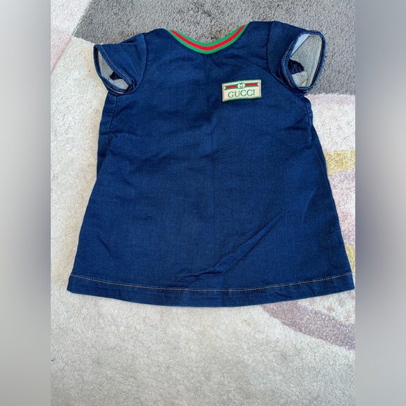 Gucci | Dresses | Gucci Denim Dress 92 Months | Poshmark